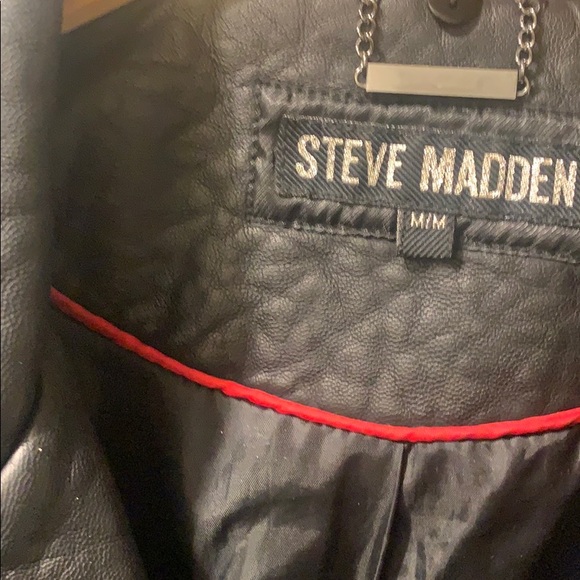 Steve Madden | Jackets & Coats | Steve Madden Leather Jacket | Poshmark